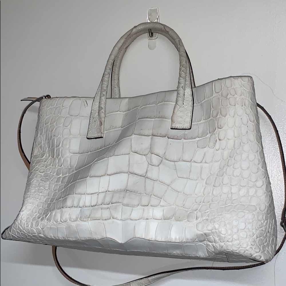 Authentic Coach Crocodile Embossed Bag - Gem